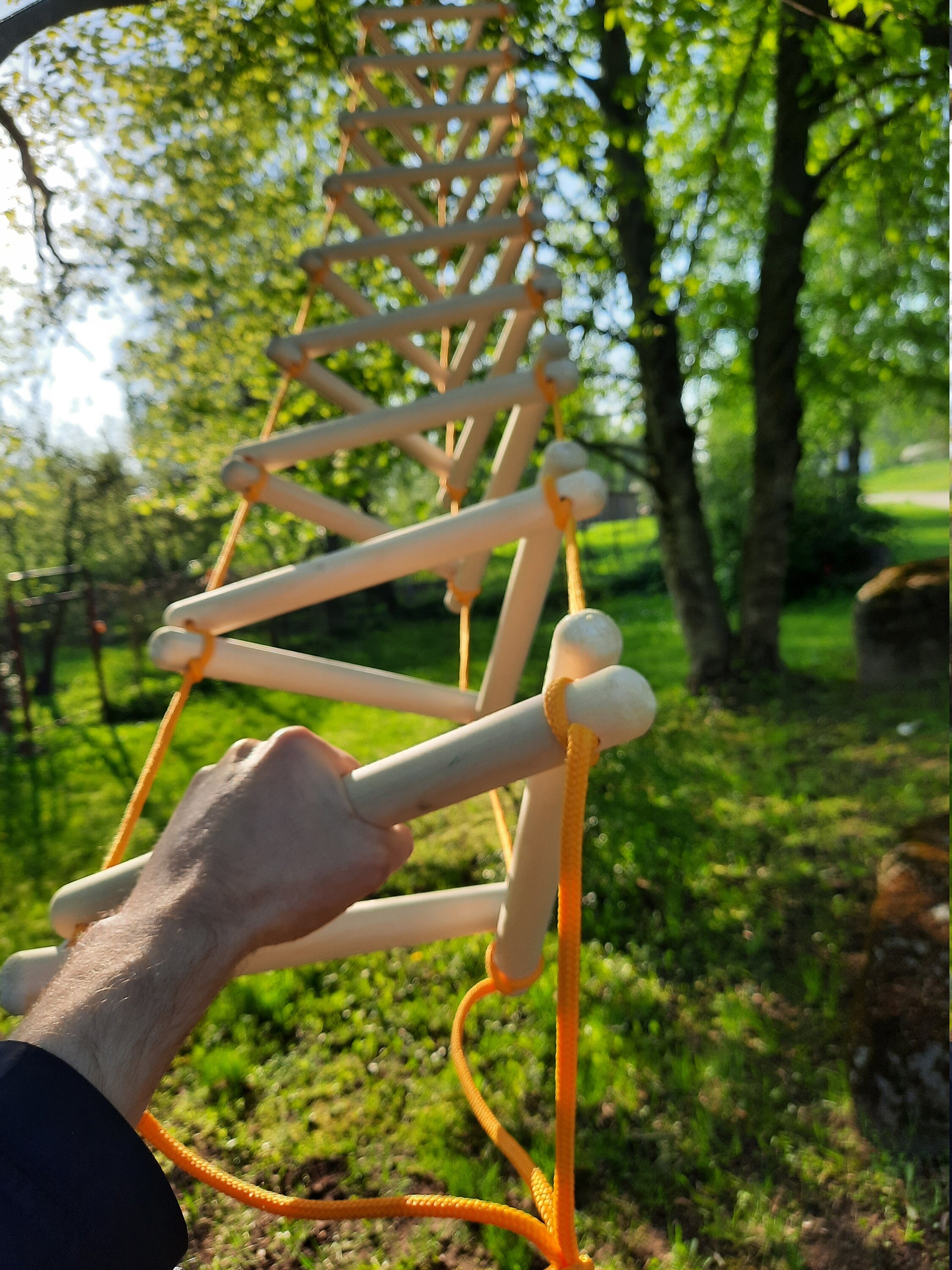 Triangle ladder for climbing outdoors and indoors for kids and | Etsy
