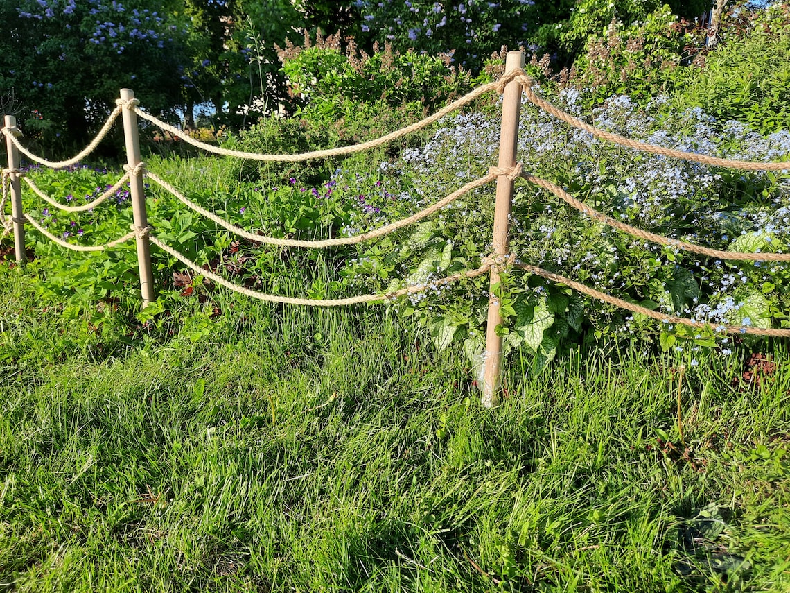 Triple Rope Fence | Etsy