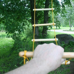 Rope Ladder 0.8 Feet 10 25 Cm Wide, 3-30 Feet 1-10 M Long, Handmade ...