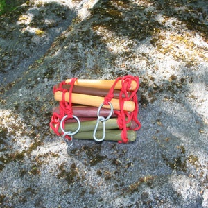 Climbing Rope Ladder 0.75 Feet (23 Cm) Wide 3-30 Feet (1-10 M) Long ...