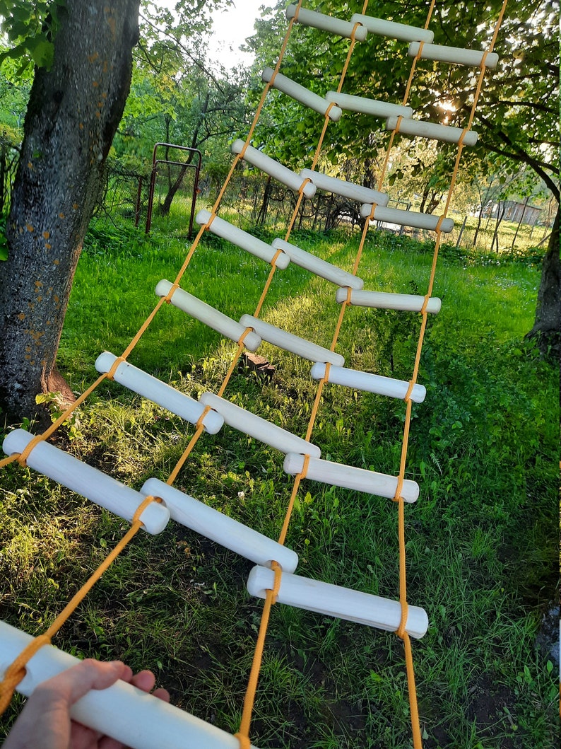Fun Rope Ladder and Climbing Net Crossover - Etsy