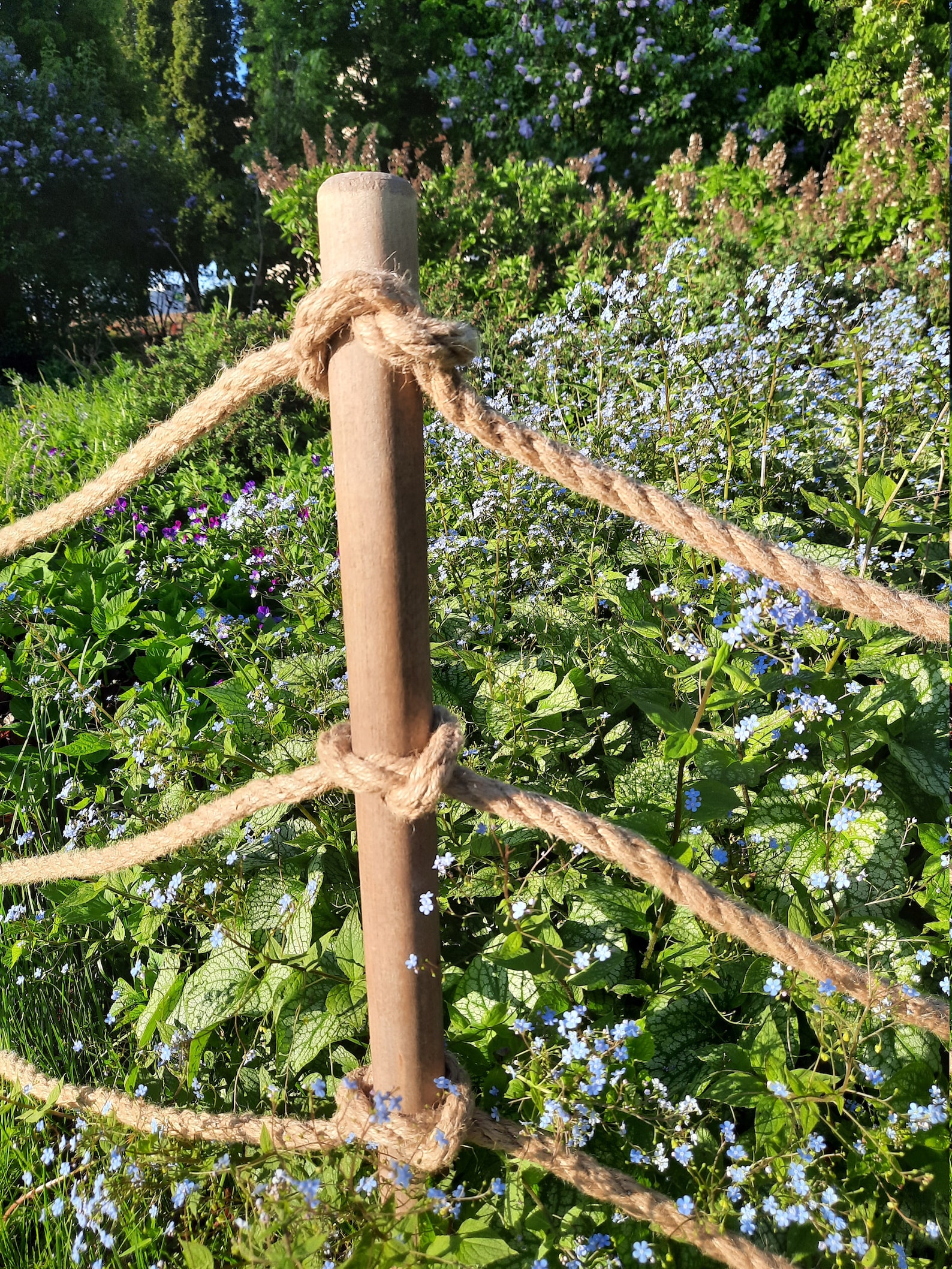 Triple Rope Fence - Etsy