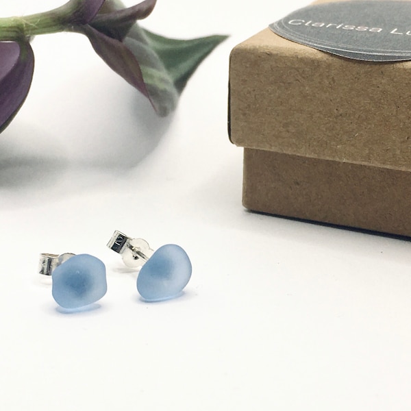 Sea Glass Earrings - Etsy