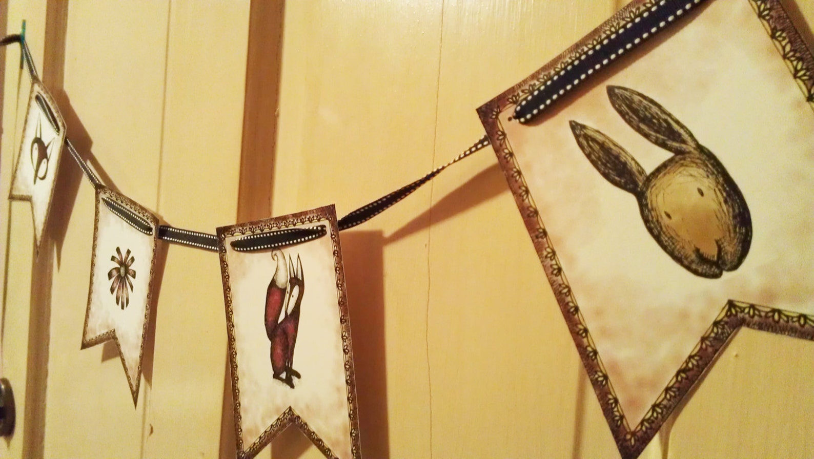 Woodland Animal Banner, DIY Printable Downloadable, PDF, Woodland ...