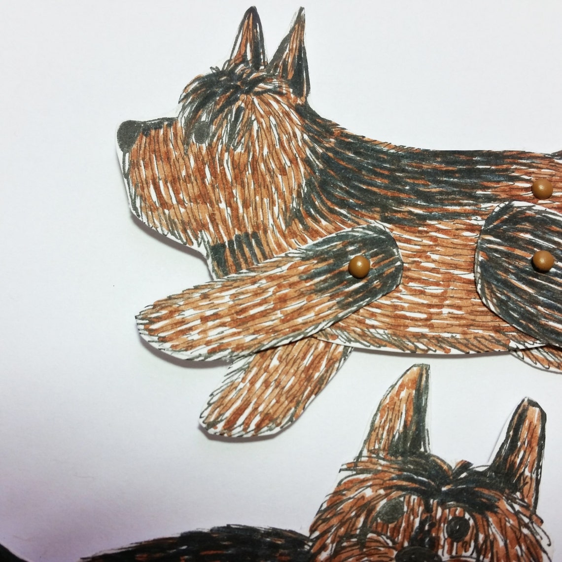 Yorkshire Terrier Yorkie Dog Animal Paper Dolls Puppets Patterns ...