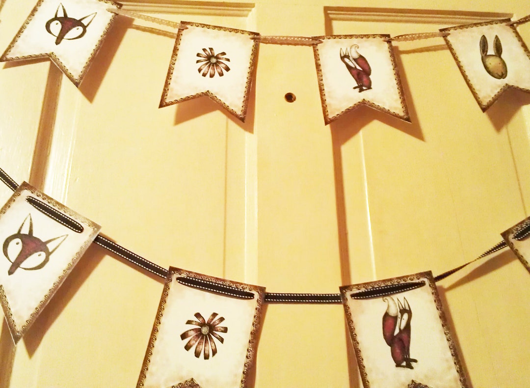 Woodland Animal Banner, DIY Printable Downloadable, PDF, Woodland ...