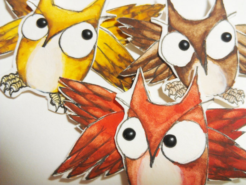 Tiny Owl Paper Dolls Woodland Animal Puppet Patterns Articulated ...