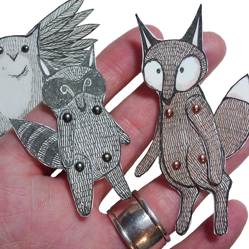Animal Paper Dolls - Etsy