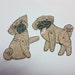 Pug Dog Animal Paper Dolls Puppets Patterns Articulated Mechanical ...