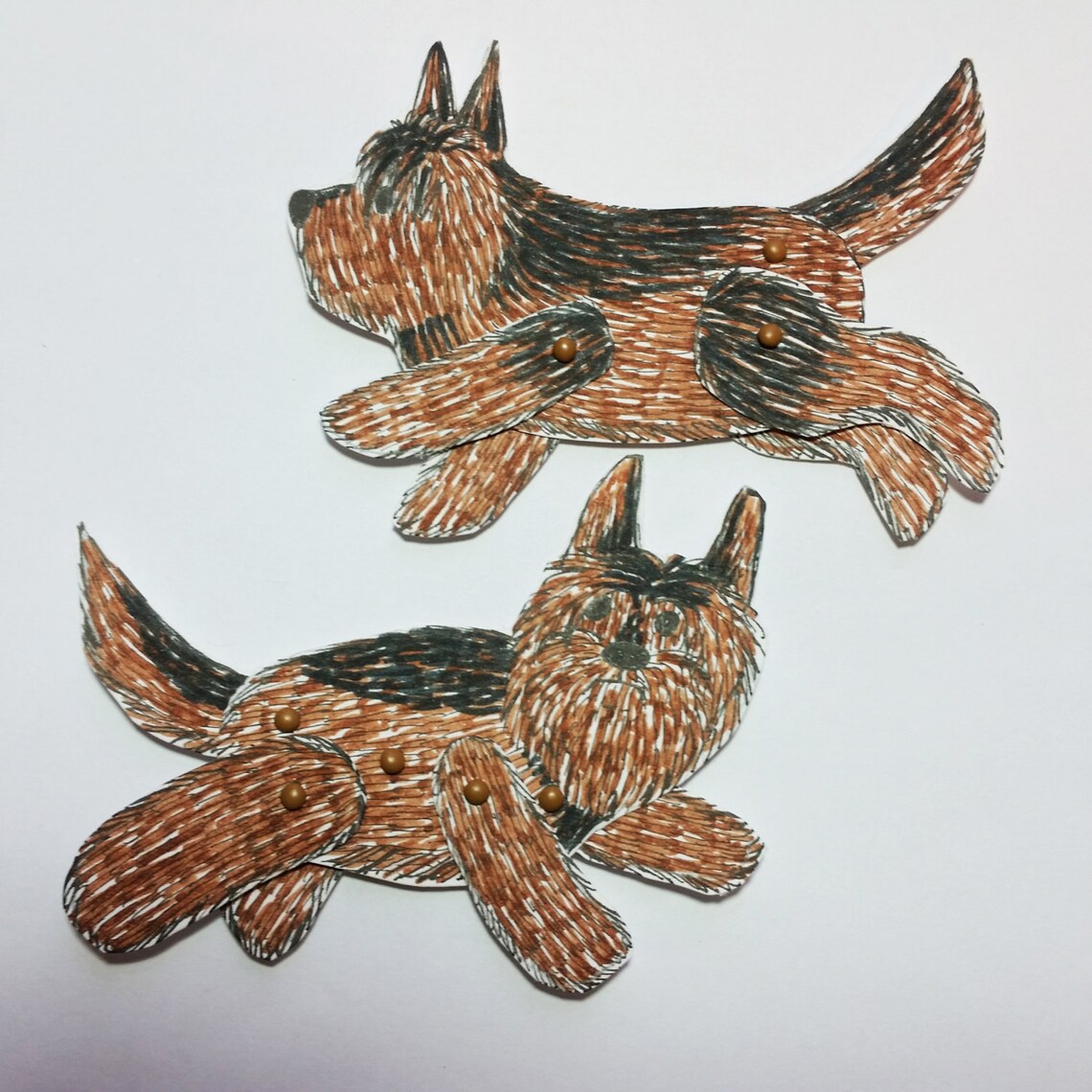 Yorkshire Terrier Yorkie Dog Animal Paper Dolls Puppets Patterns ...