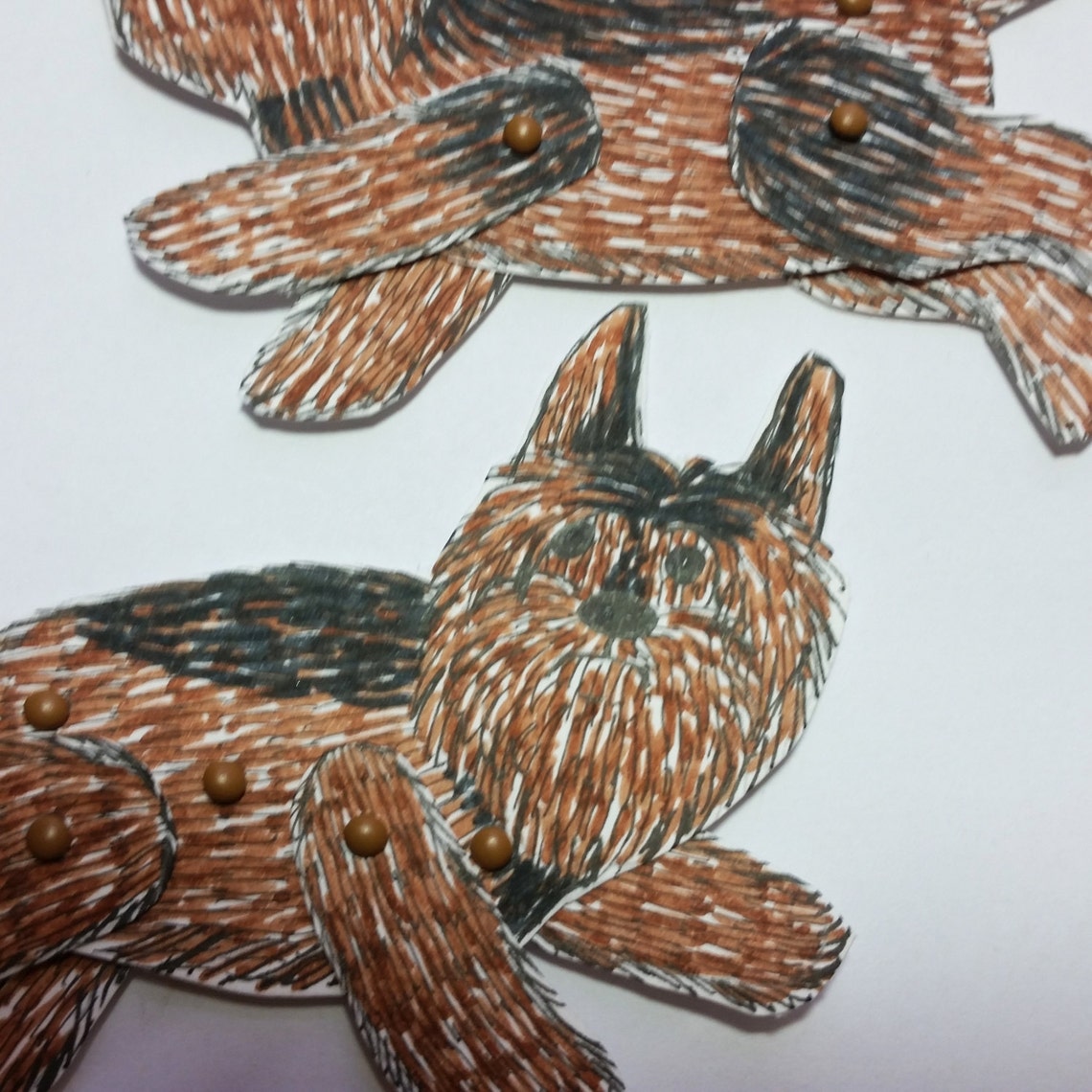 Yorkshire Terrier Yorkie Dog Animal Paper Dolls Puppets Patterns ...