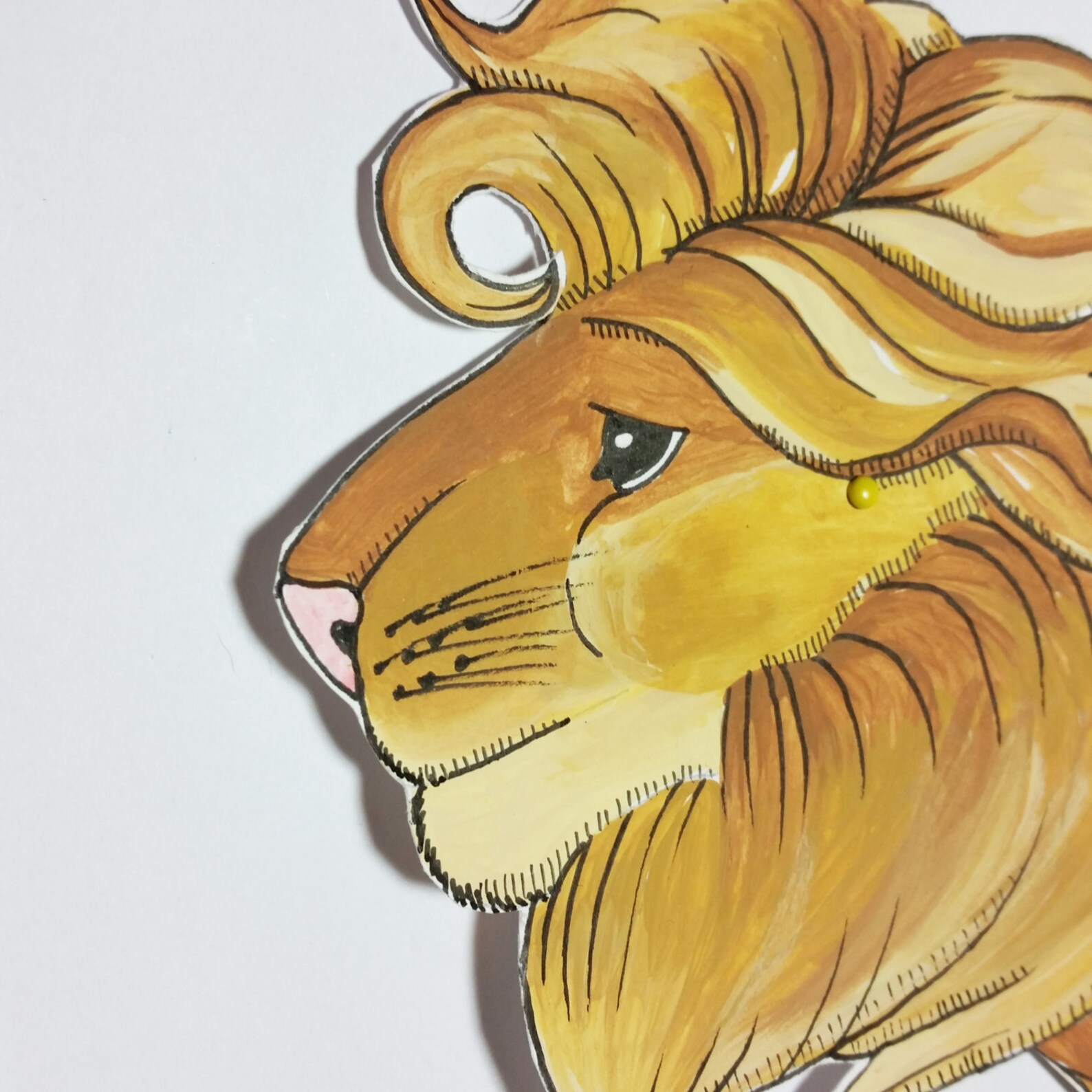 Flower Lion Animal Paper Dolls Puppets Patterns, Articulated Mechanical ...