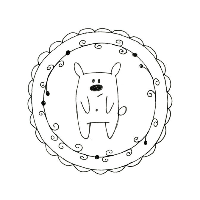 Hand Embroidery Bear Digital Downloadable Pattern Teddy Bear Pdf 0028 ...