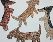 Dachshund Wiener Dog Animal Paper Dolls Puppets Patterns - Etsy