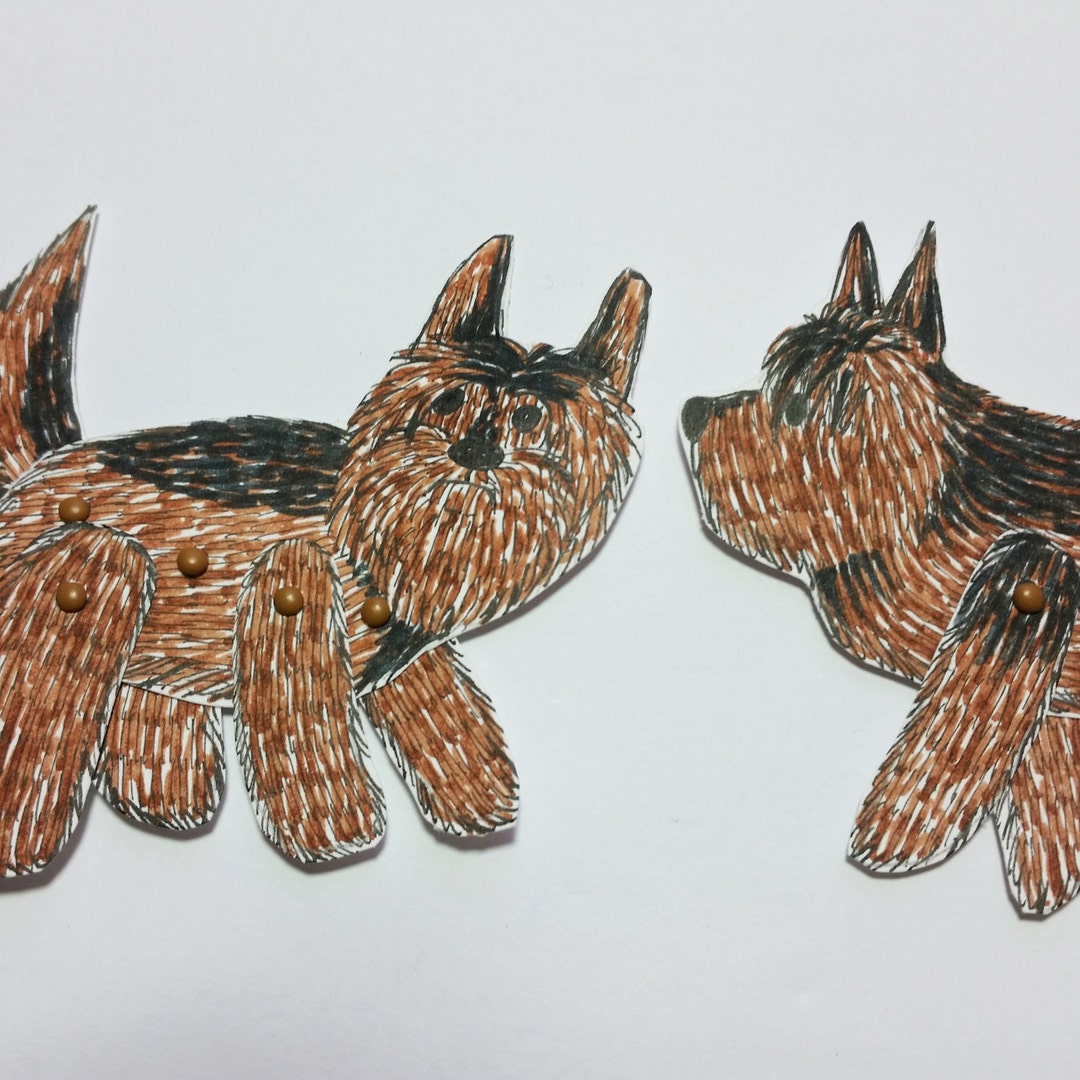 Yorkshire Terrier Yorkie Dog Animal Paper Dolls Puppets Patterns ...