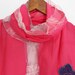 Pink Cotton Scarf Pink Women Scarf Fuchsia Pink Scarf - Etsy
