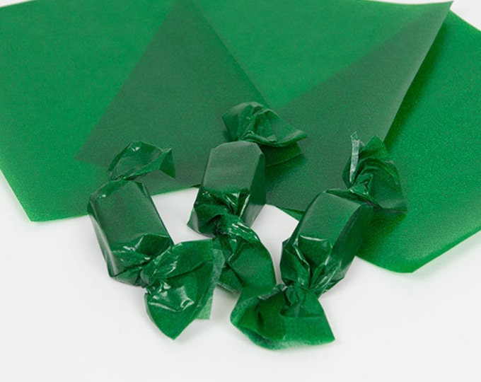 Green Caramel Wrappers or Taffy Wrappers, 4" X 5", Package of 100 - Etsy