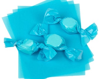 Blue Caramel Wrappers or Taffy Wrappers 4 X 5 | Etsy
