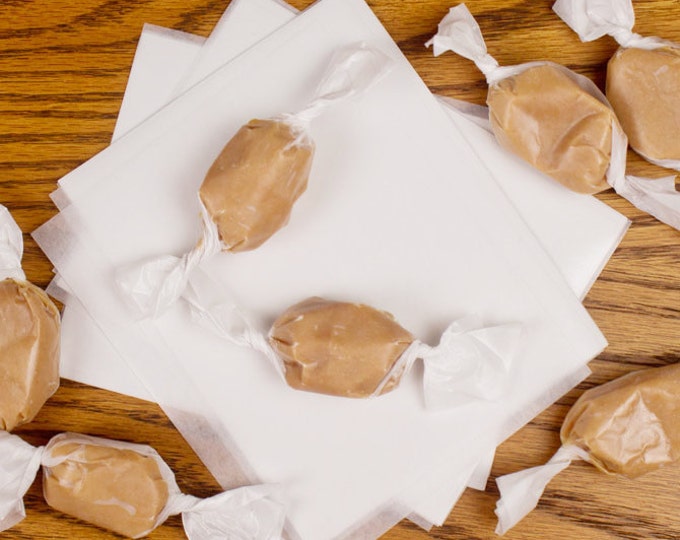 White Caramel Wrappers or Taffy Wrappers 4 X 5 In. 1 Lb. - Etsy