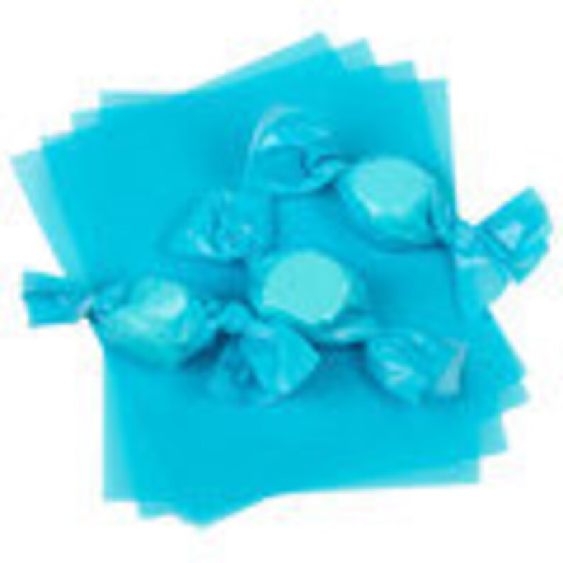 Light Blue Wrappers or Taffy Wrappers, 4 X 5 In. - 1 Lb. Package - Etsy