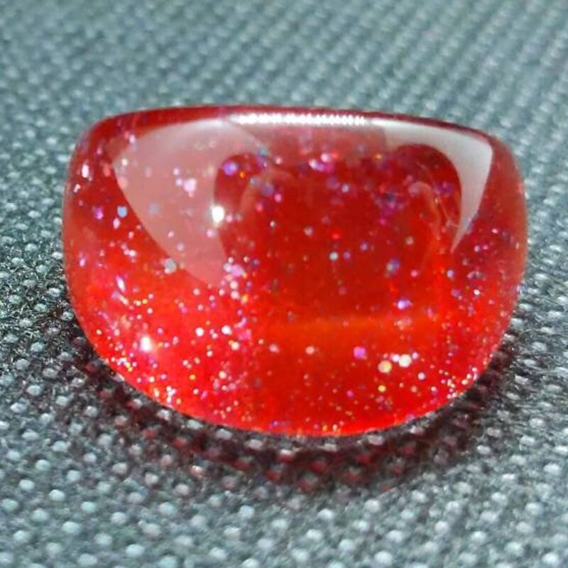 Chunky Resin Rings - Etsy