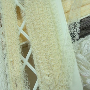 20-30 Yards of Assorted Lace, Lace by the Yard, Lace Scrap Grab Bag ...