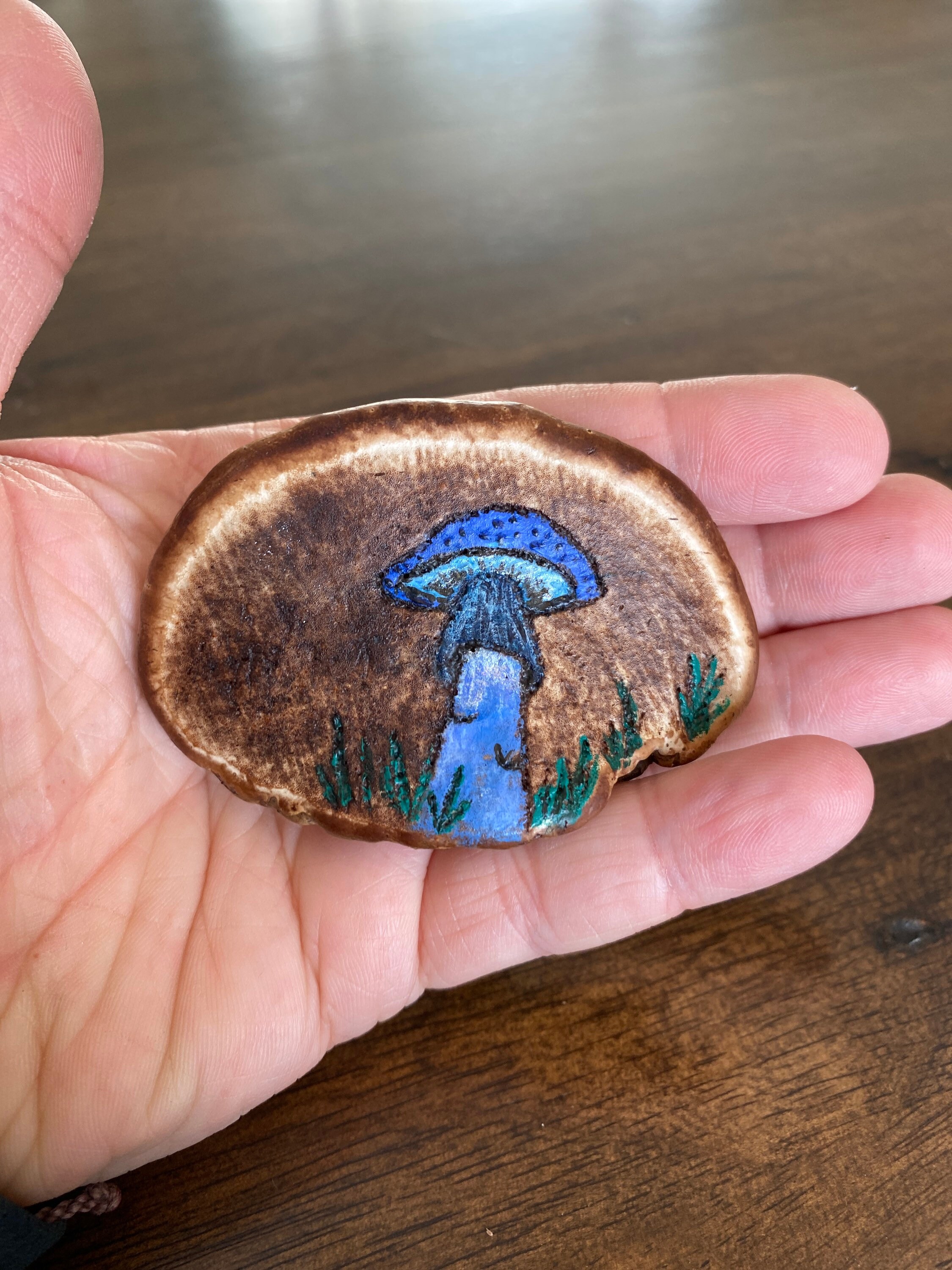 Hand-carved Mushroom Hand-painted Artist Conk Mushroom Art - Etsy UK Hand-carved Mushroom Hand-painted Artist Conk Mushroom Art - Etsy UK