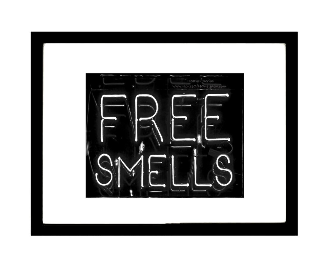 Photography - Neon Sign Art - Free Smells Sign Wall Decor - Photography ...