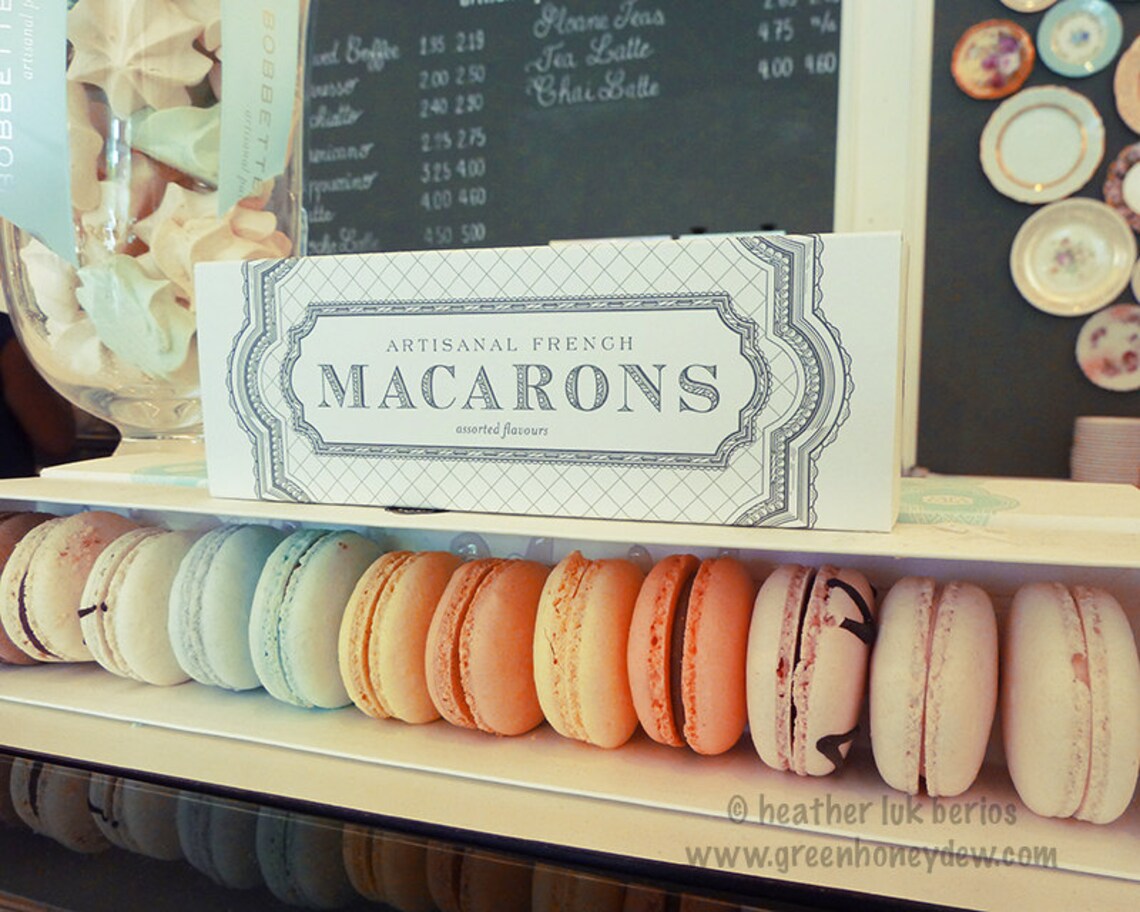 Kitchen Art - Macarons Food Cafe Wall Decor - Fine Art Photography ...