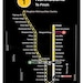 Toronto TTC Station Subway Map Yonge Kennedy Vaughan Kipling Line ...