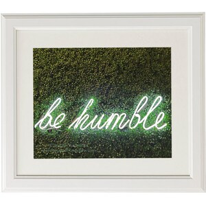 Digital Download - Neon Sign Art - Be Humble Sign Wall Decor - Urban ...