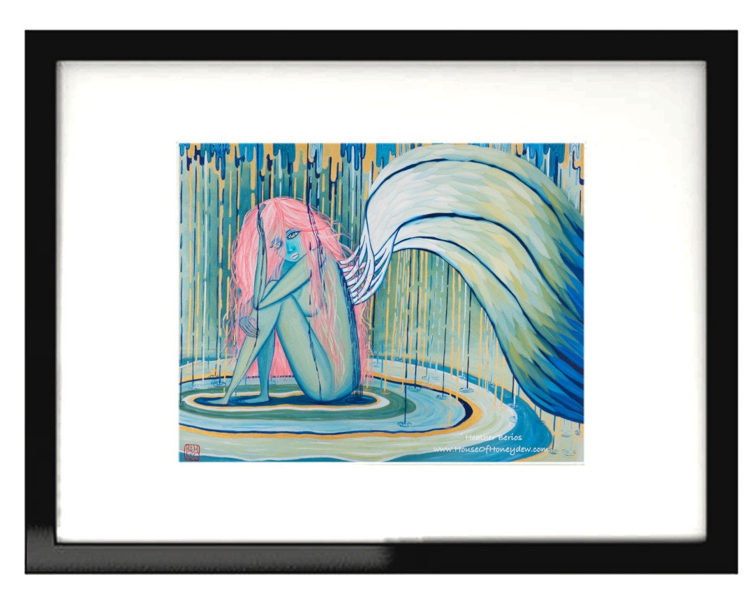 Art Print - Angel Girl (angels of Sacrifice No. 2 Sufferance) - Giclee ...