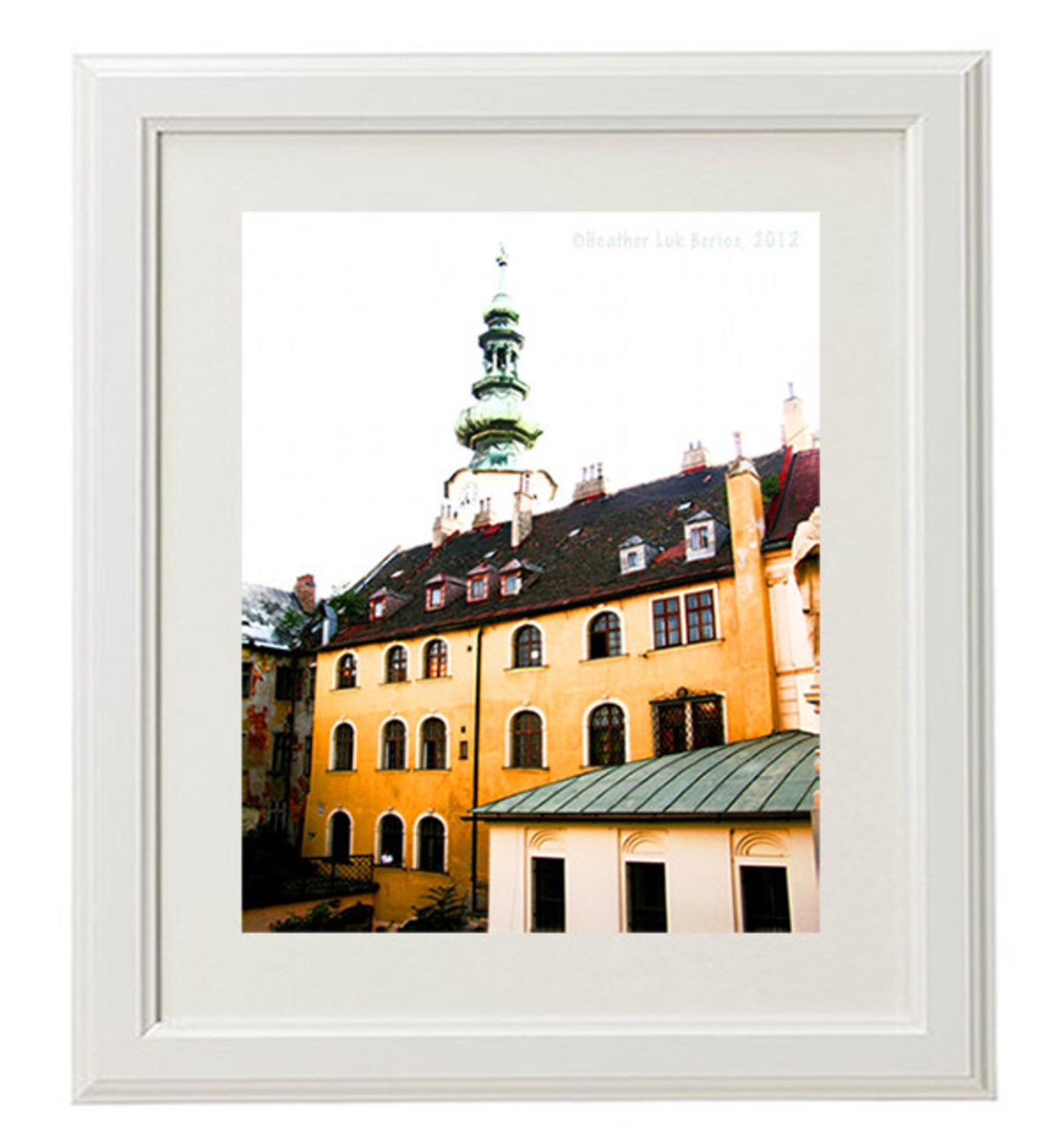Bratislava Slovakia Photography - Yellow Building - Wall Decor - Art ...