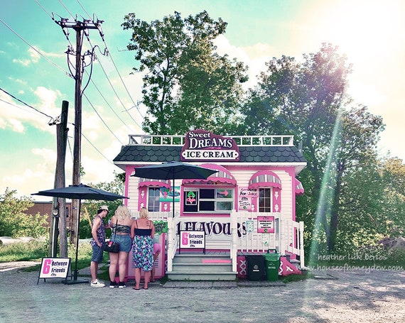 Sweet Dreams Ice Cream Shop Orillia Ontario Canada Wall | Etsy