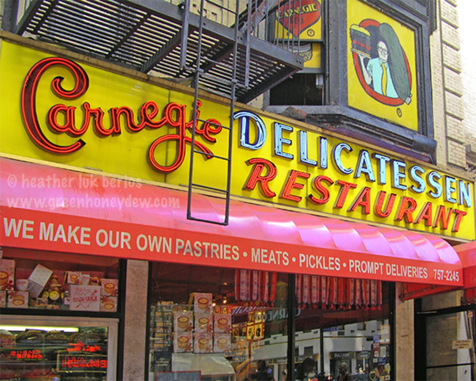 New York Photography Carnegie Deli NY Wall Decor - Etsy