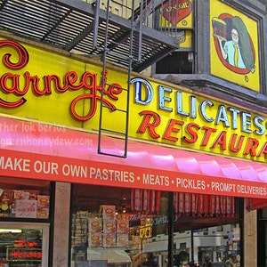 New York Photography - Carnegie Deli - NY - Wall Decor - United States ...