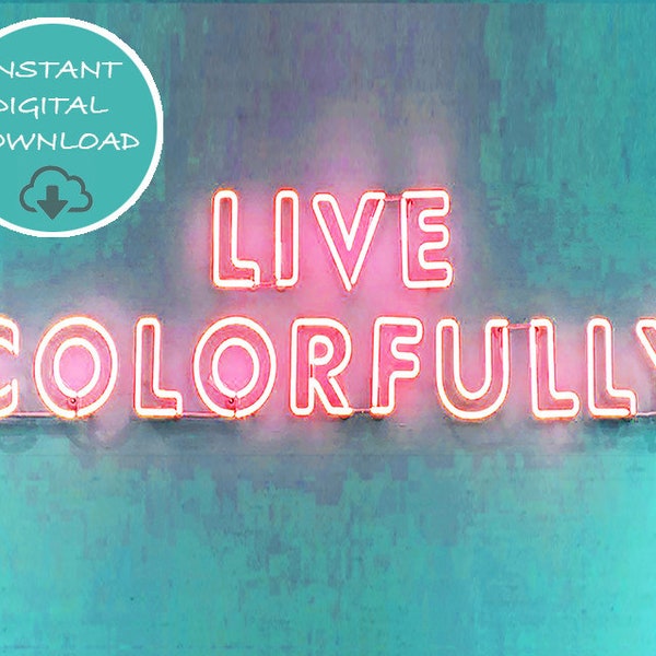 Fluorescent Pink Sign - Etsy