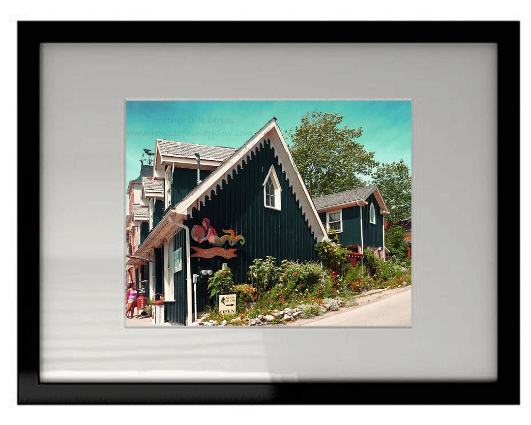 Mermaid in Elora Black Barn, Glass Studio, Rustic Village Photography ...