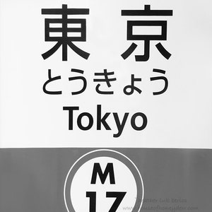 Tokyo Metro Subway Photography - Japanese Japan Signs Metropolis - Fine ...