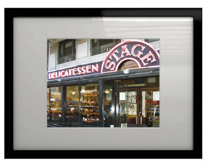 New York Photography - Stage Deli Restaurant - NY - Wall Decor - United ...