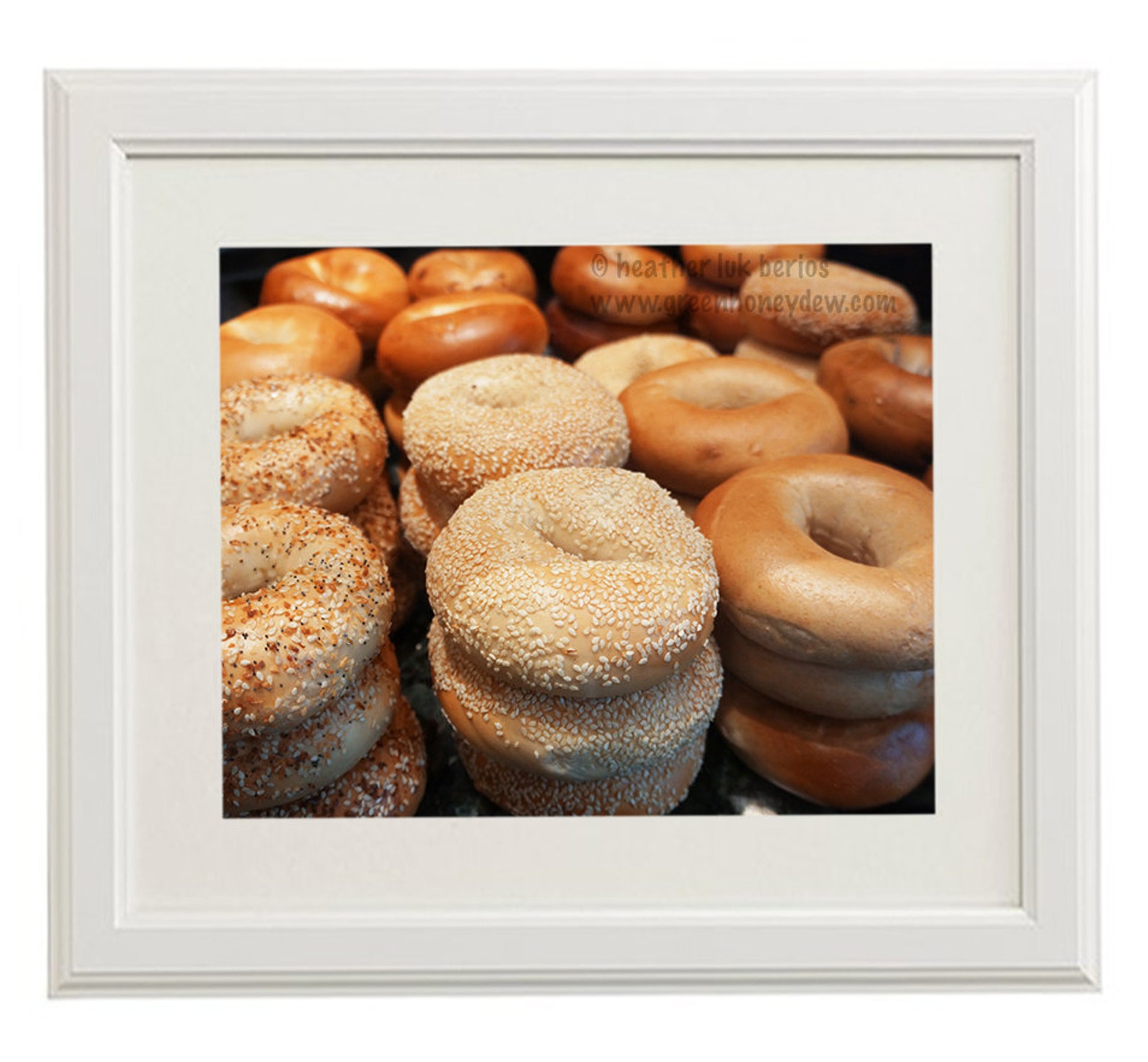 Bagel Photography Wall Decor Fine Art Photography Print - Etsy Canada