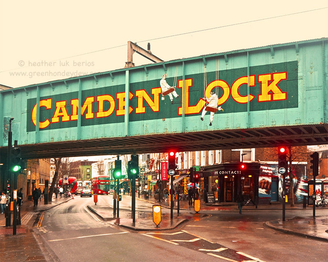London Photography Camden Lock Fine Art Contemporary - Etsy Canada