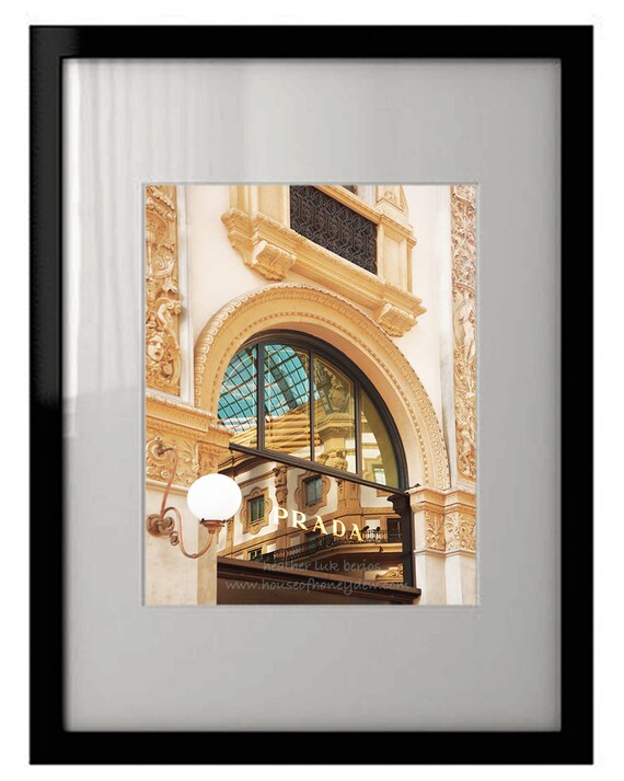 Prada Store In Milan Italy