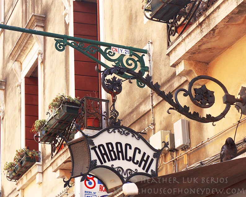 Digital Download Tabacchi Store Sign Photography Tobacco Restaurant Bar ...