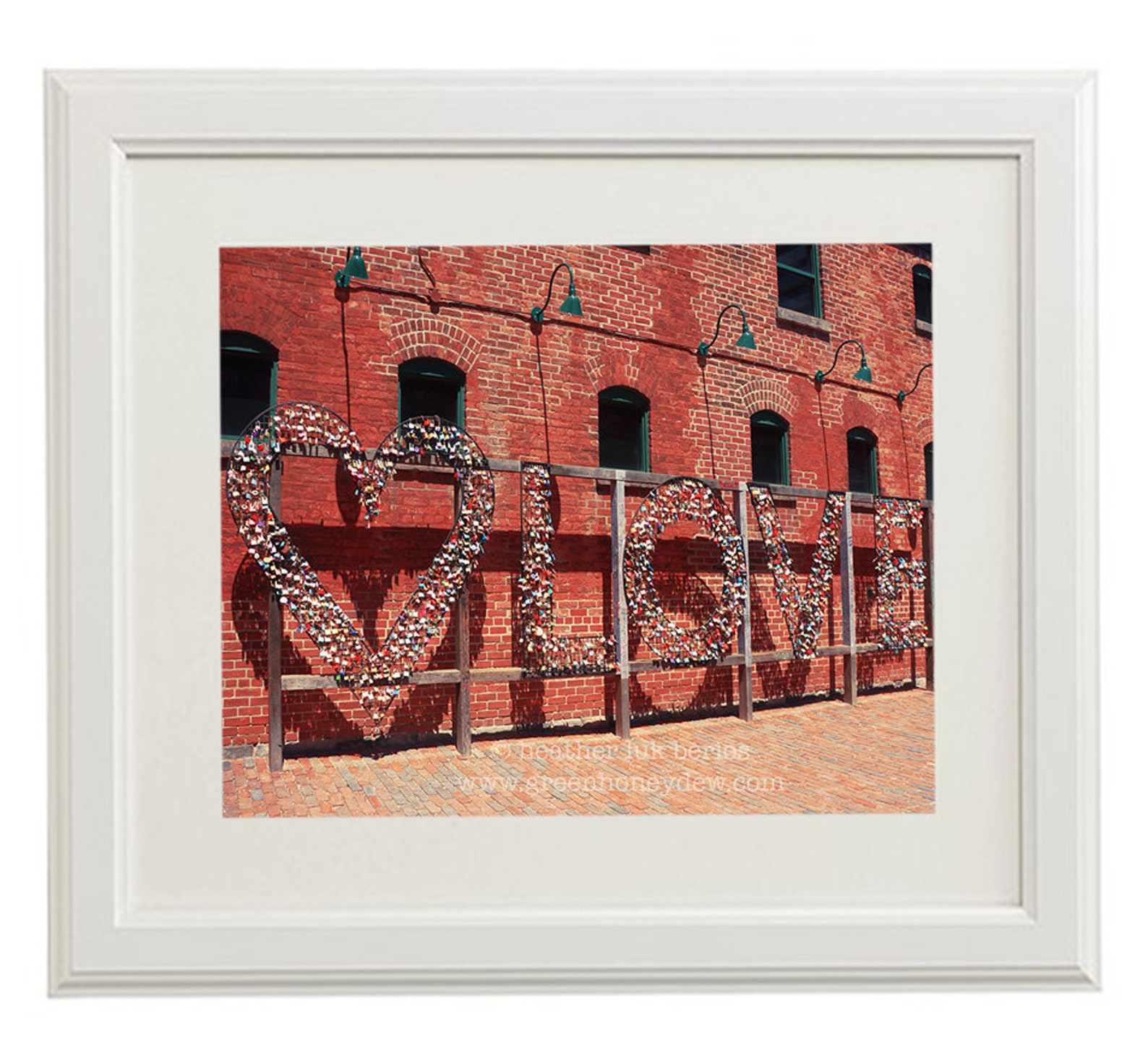 Toronto Love - Wall Decor - Fine Art Photography Print - Red, Brick ...