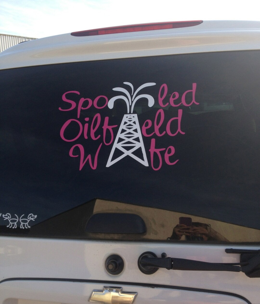 Spoiled Oilfield Wife Decal 2. - Etsy