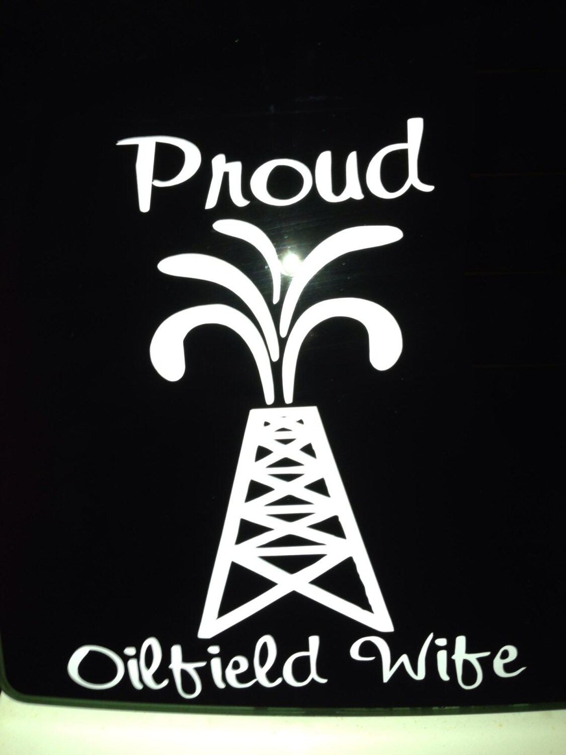 Proud Oilfield Wife Decal | Etsy