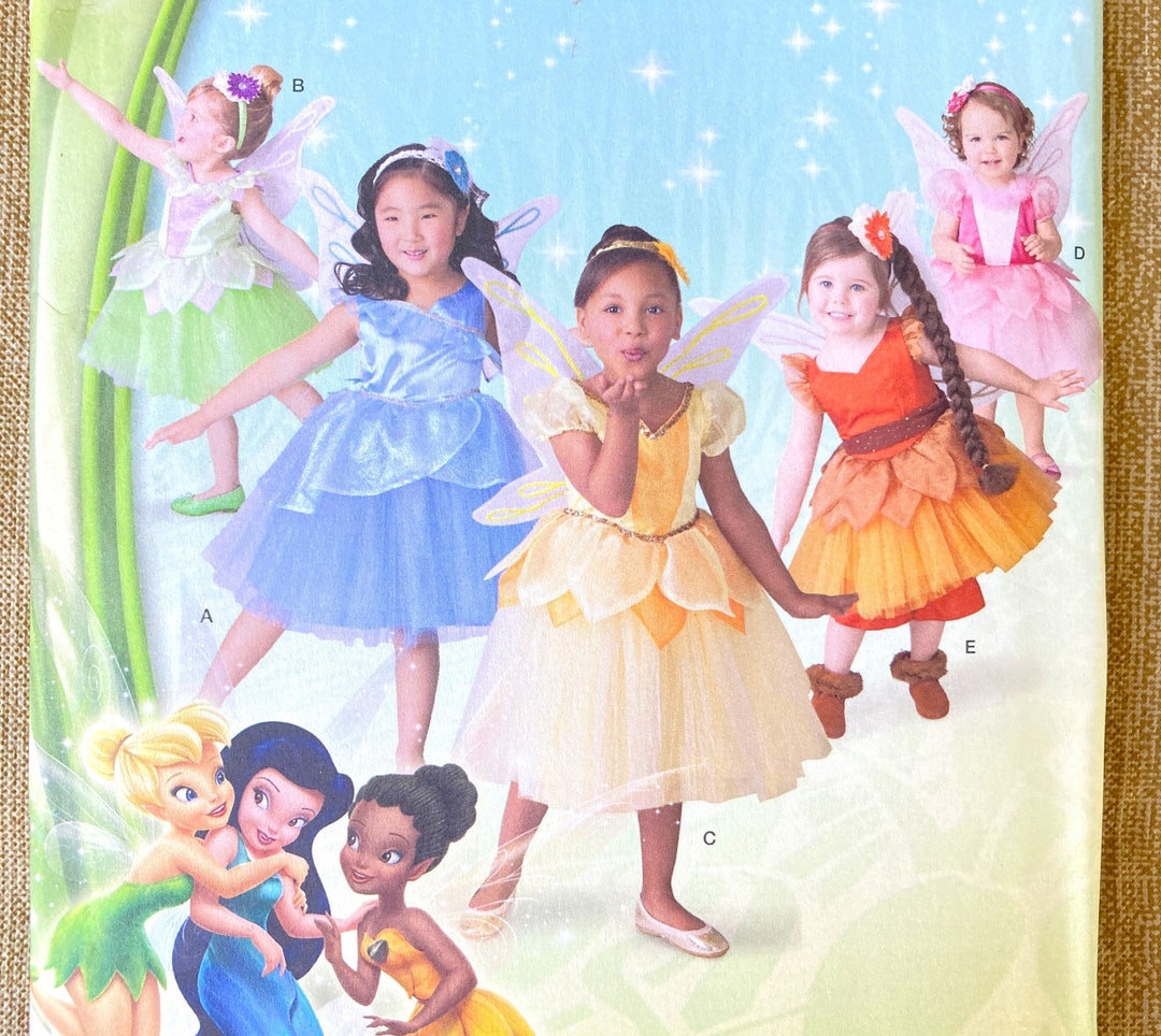 Disney Fairies Costume Pattern BB Sizes 4, 5, 6, 7, 8 Simplicity 1792 ...