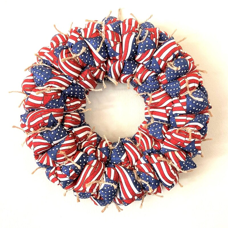 Fabric Wreath - Etsy