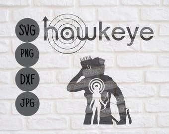 Hawkeye Silhouette | Etsy